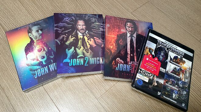 [4K] 존윅 1 2 3, 트랜스포머 5무비 판매합니다. - DVDPrime