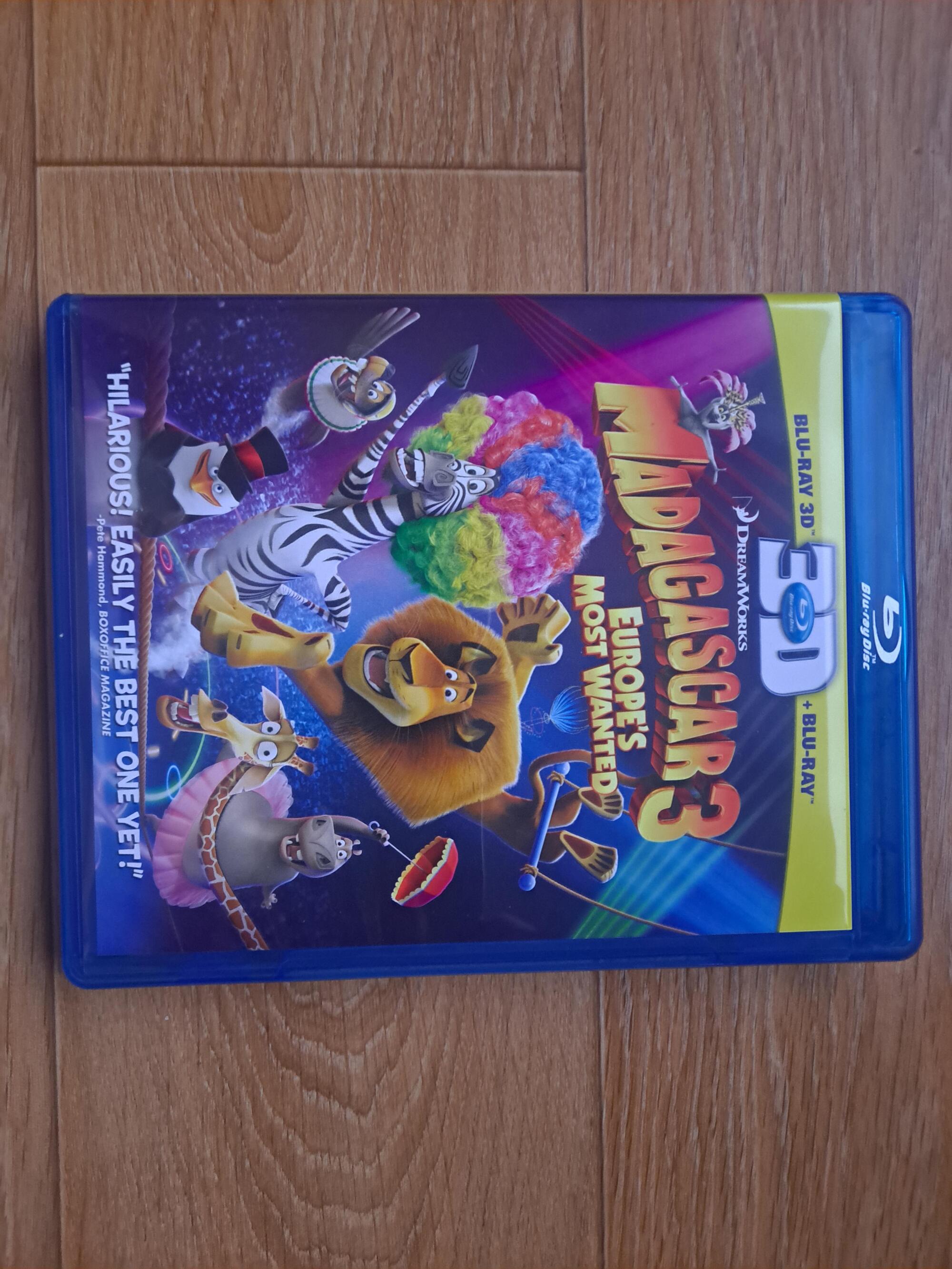 마다가스카3 3D 블루레이 감상평입니다 - DVDPrime