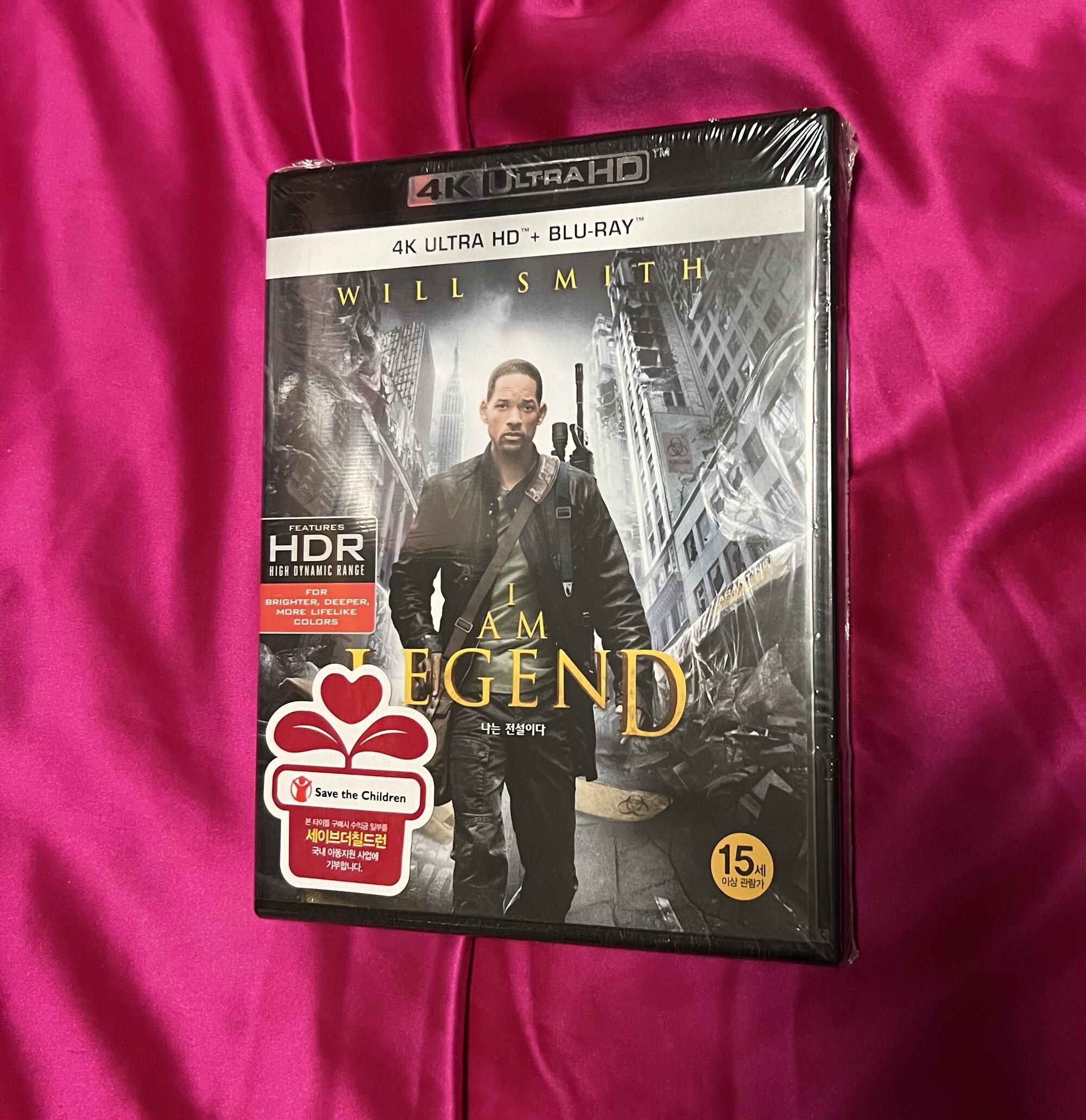 [판매완료] 나는전설이다 4K 블루레이 팝니다(미개봉) - DVDPrime