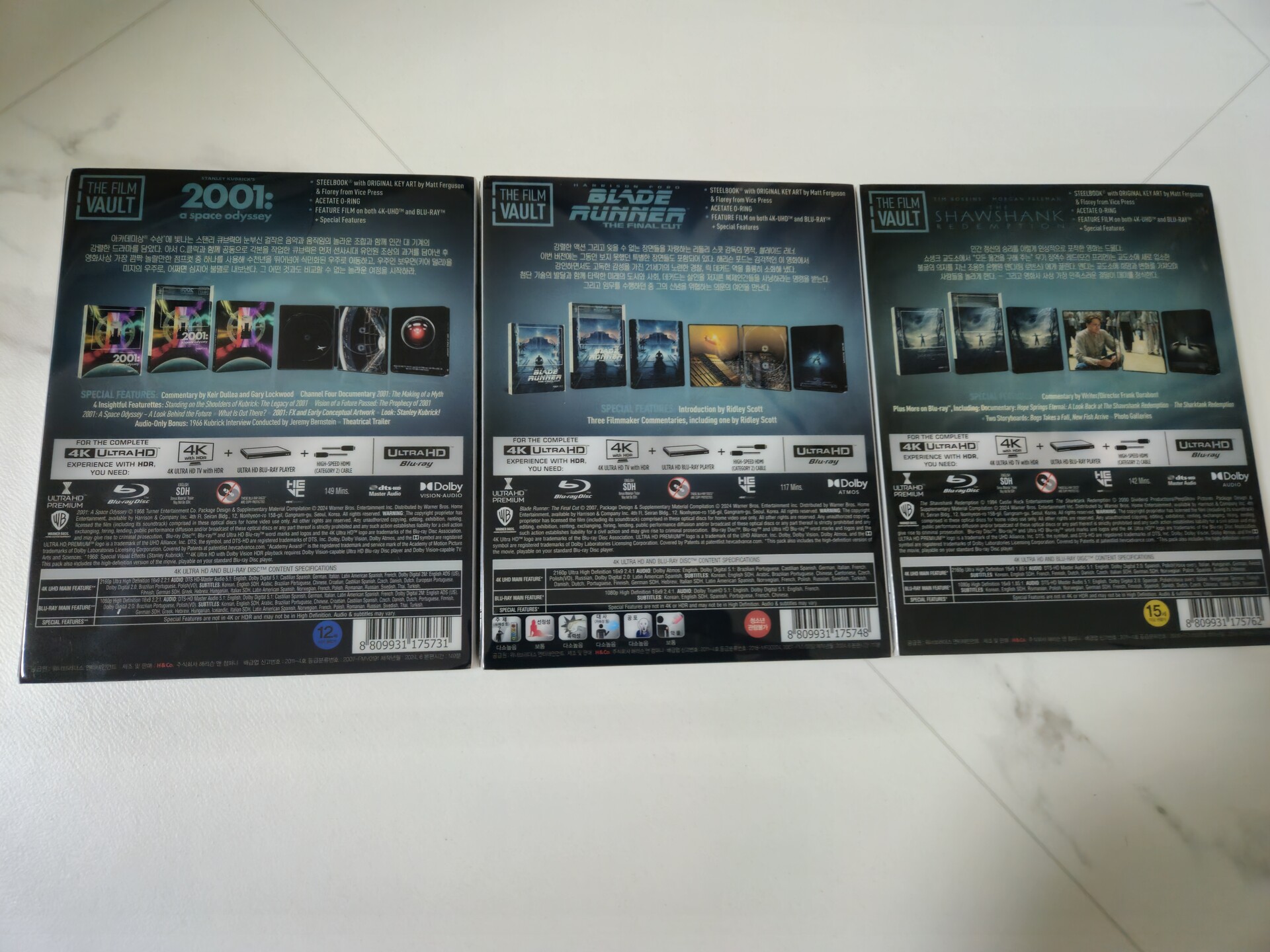 정발 4K 스틸북 까보기 - DVDPrime