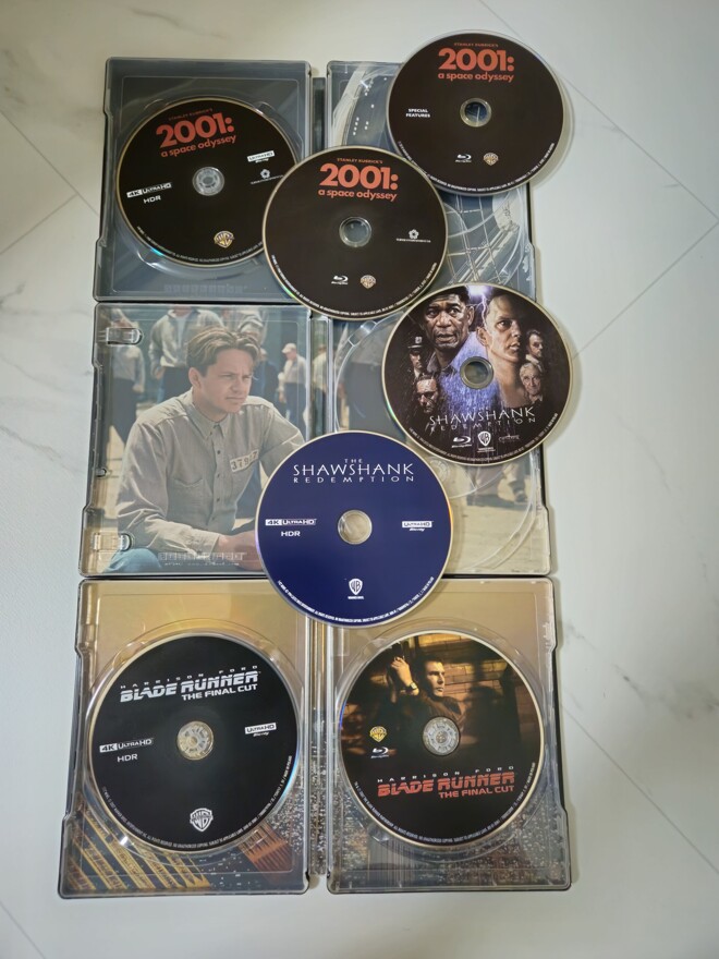 정발 4K 스틸북 까보기 - DVDPrime