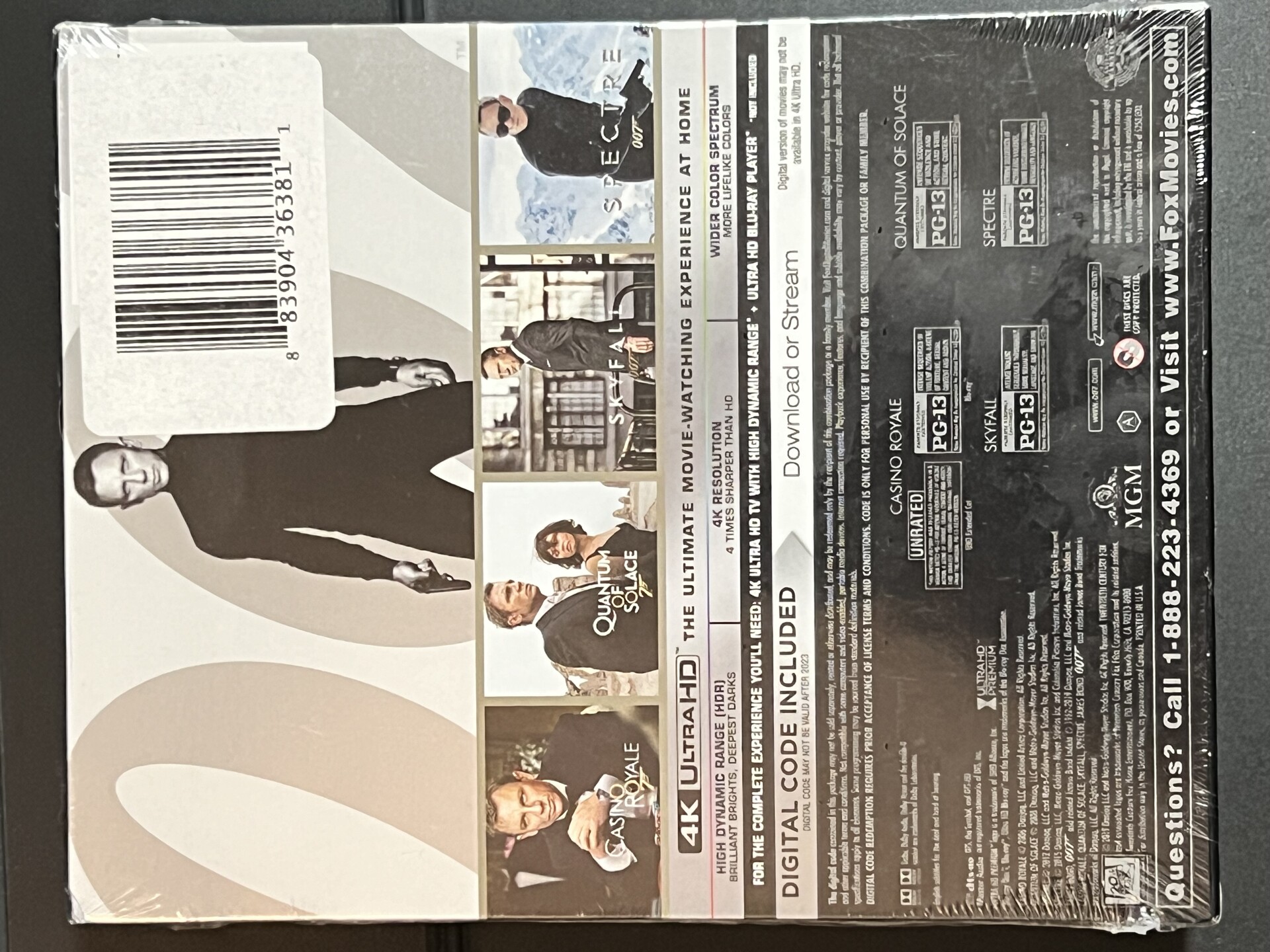 미개봉 4k 박스 (인디아나존스 / 007 다니엘 크레이그 ) - DPrime