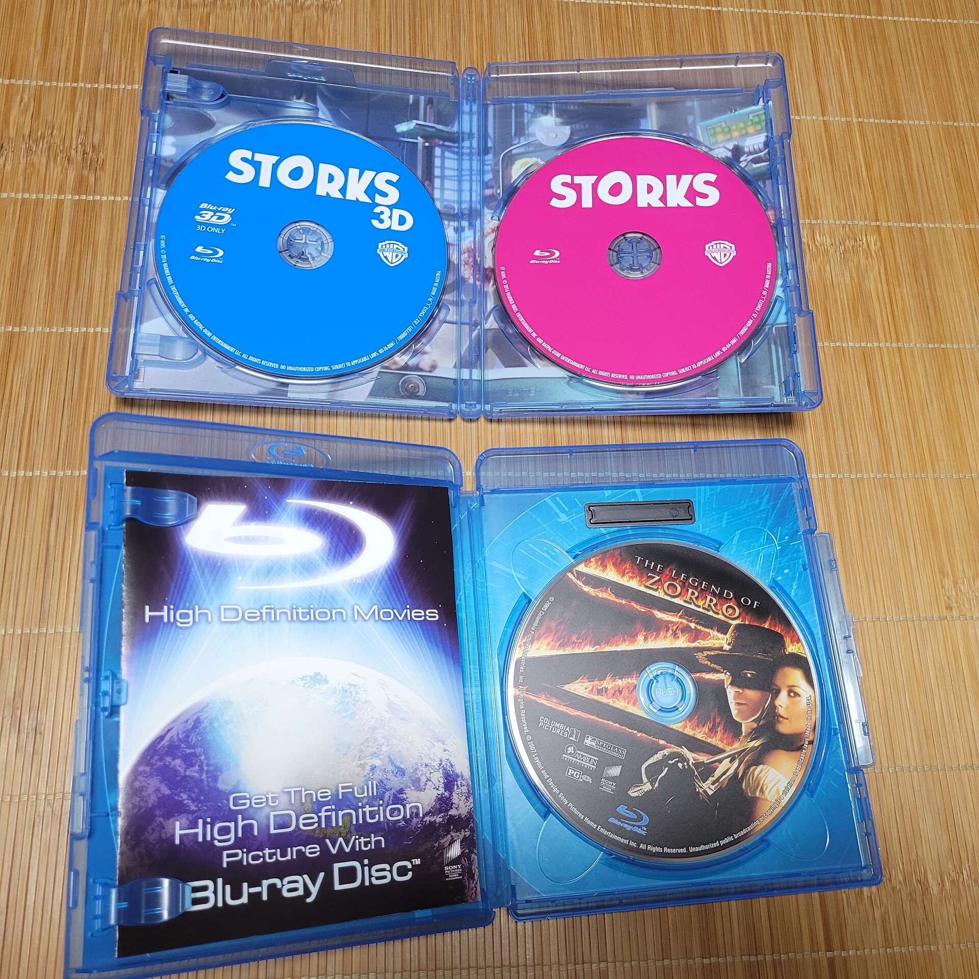 블루레이 3장 울버린, 스토크3D, 레전드조로 - DVDPrime