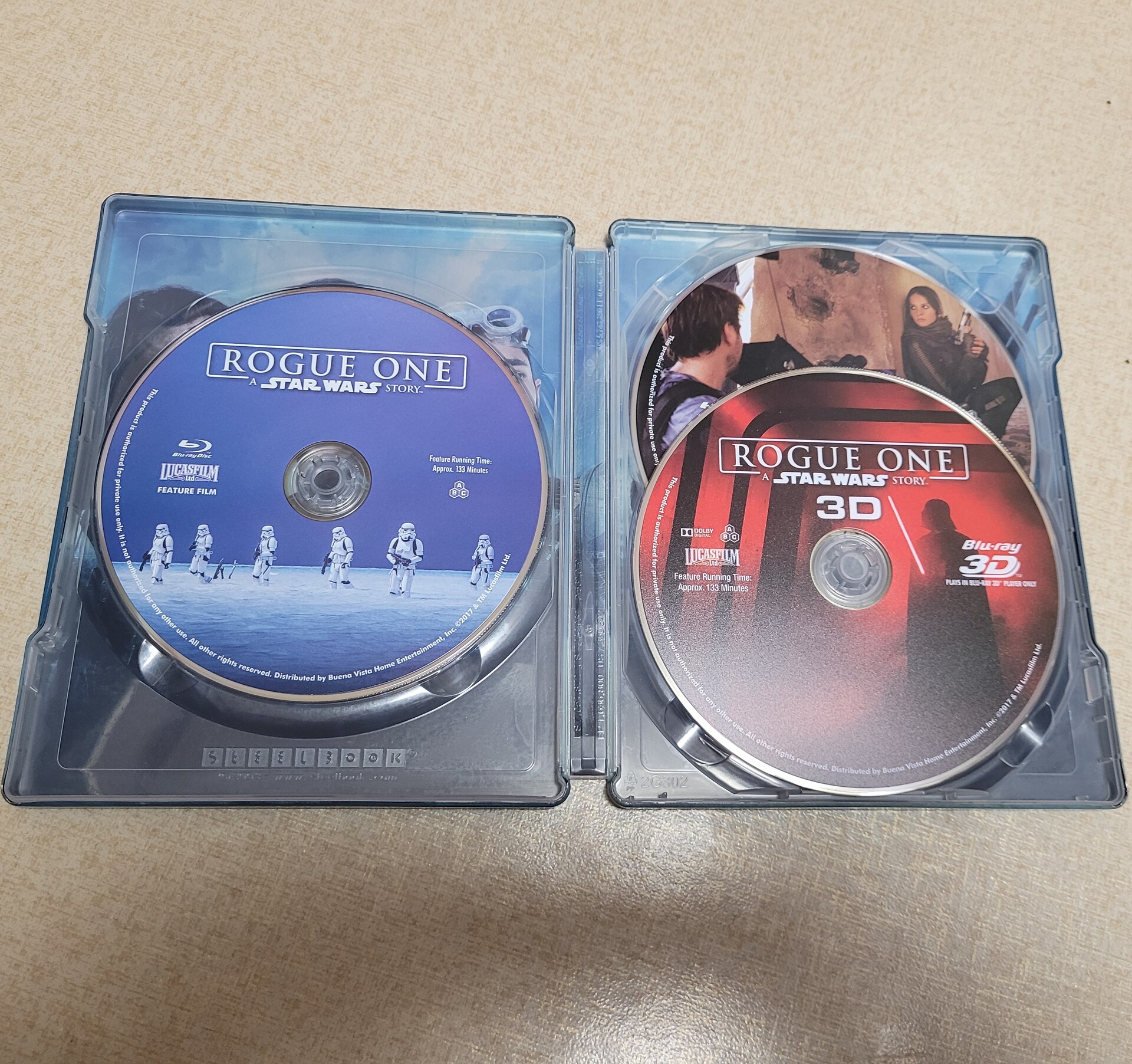 [완료]스타워즈 로그원 3D 스틸북 한정판 - DVDPrime