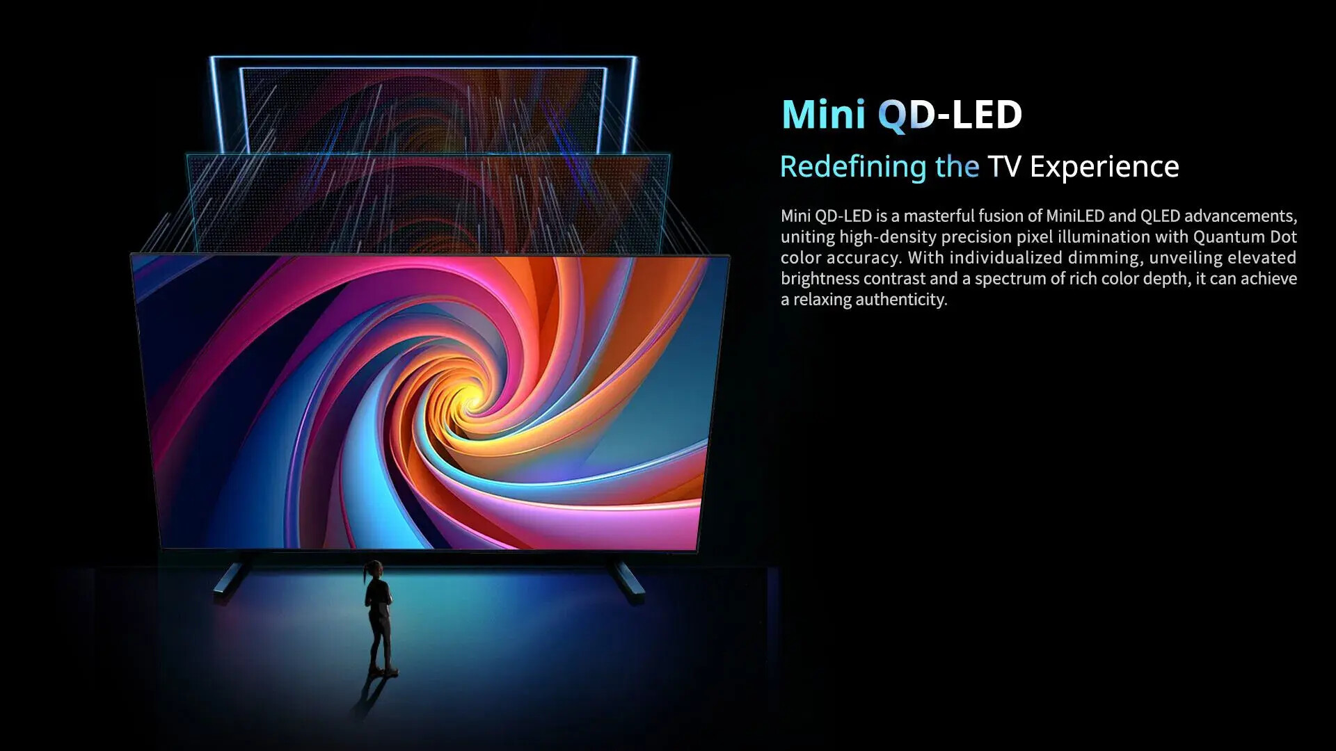 Konka, 10000 니트, 230000 디밍 존의 혁신적인 8K 110인치 미니LED TV 출시 : 클리앙