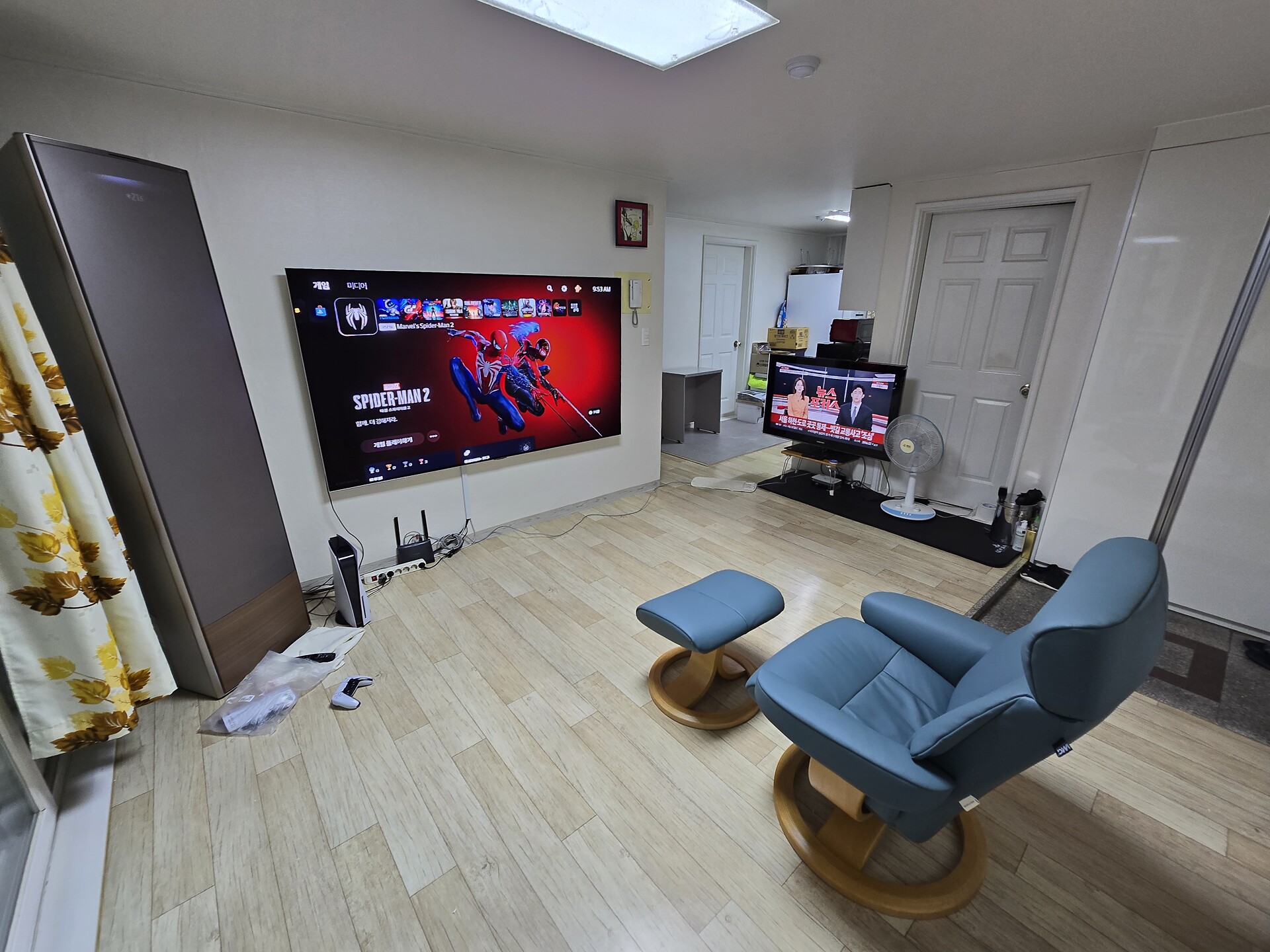 드디어 83인치 올레드 G4 설치했어요 - DVDPrime