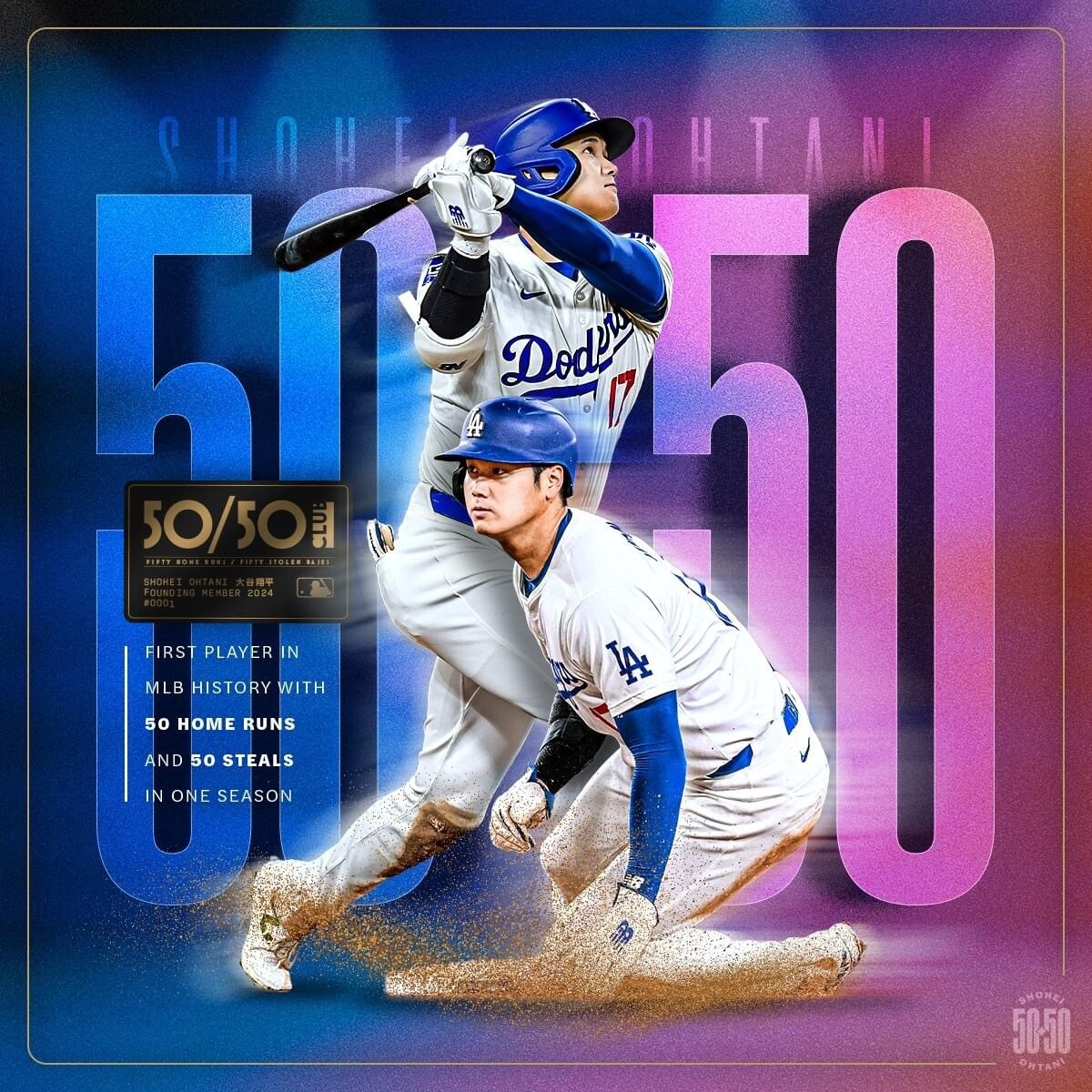 마침내 mlb 역사상 처음으로 50-50을 달성하는 오타니 쇼헤이 - DVDPrime