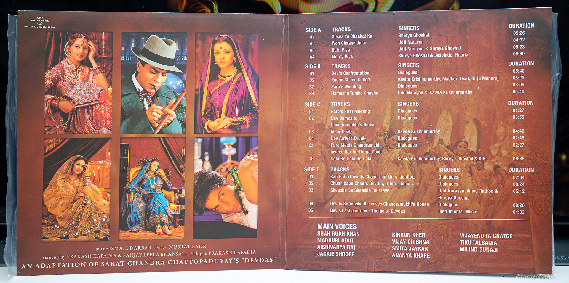 두번째로 비싸게 구매한 LP 데브다스 OST(Devdas) - DVDPrime