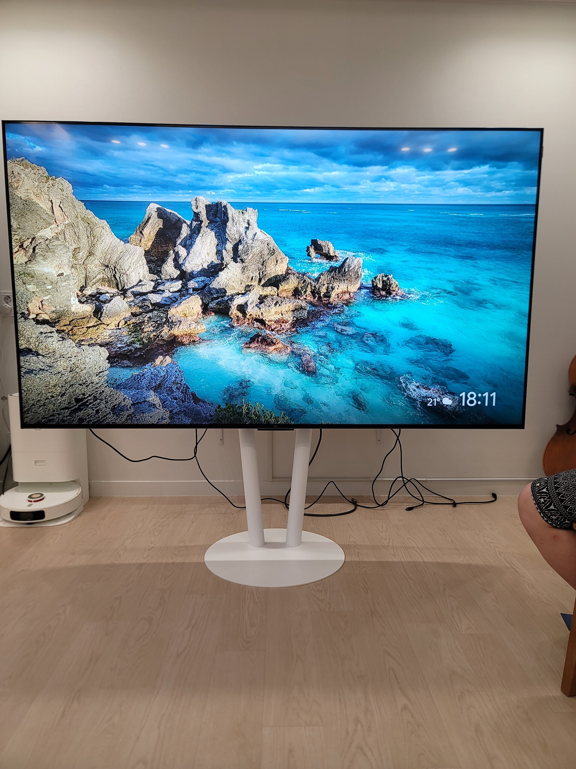 85인치 타공 VS 무타공... - DPrime