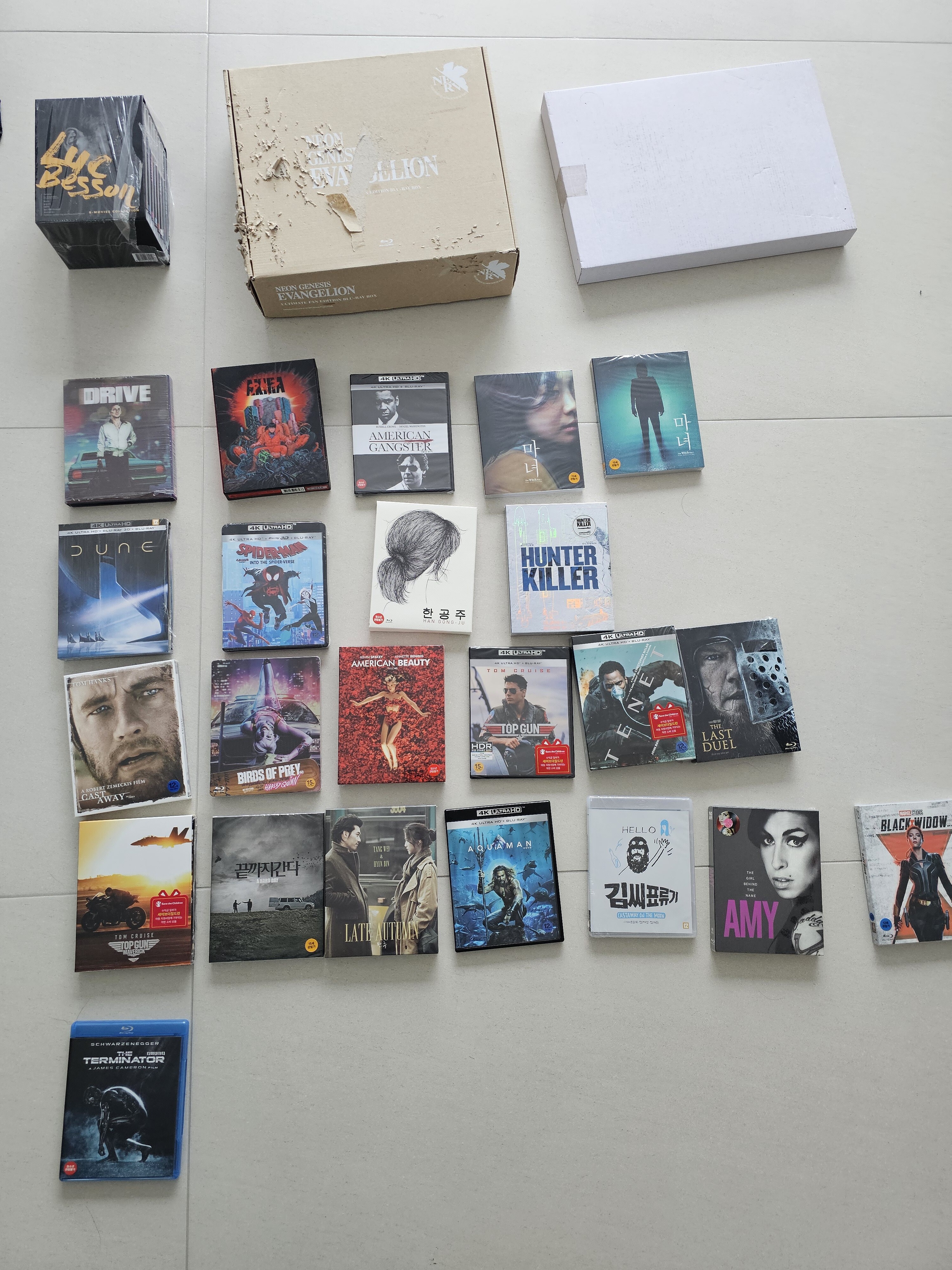 에반게리온,뢱베송등 팝니다 - DVDPrime