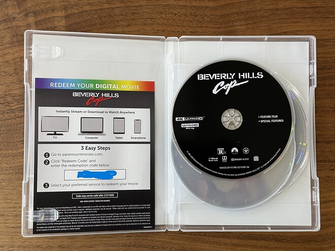 [ 비버리힐스캅] 4K + BD + DVD까지 하나의 타이틀에~ 추천!! - DVDPrime