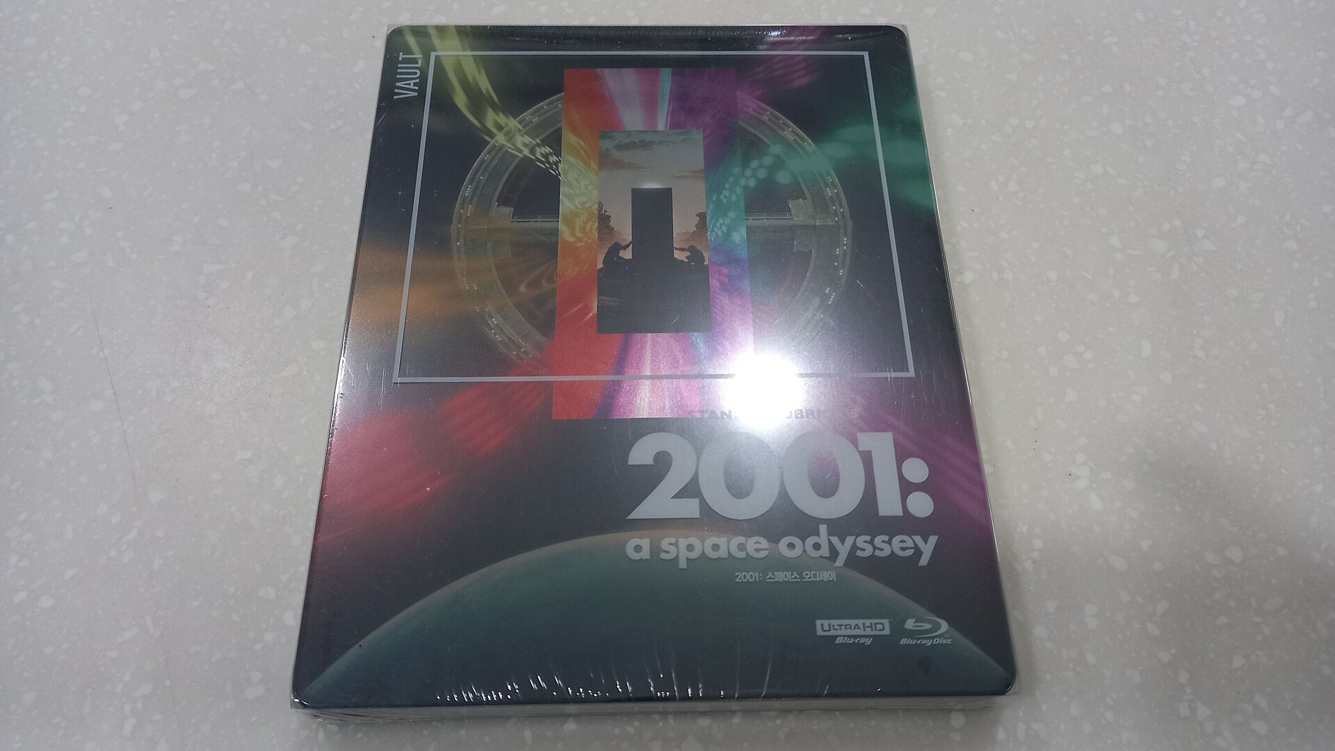 미개봉 스페이스 오디세이 2001 페트슬립 4k 한정반 스틸북 블루레이 판매 - DVDPrime