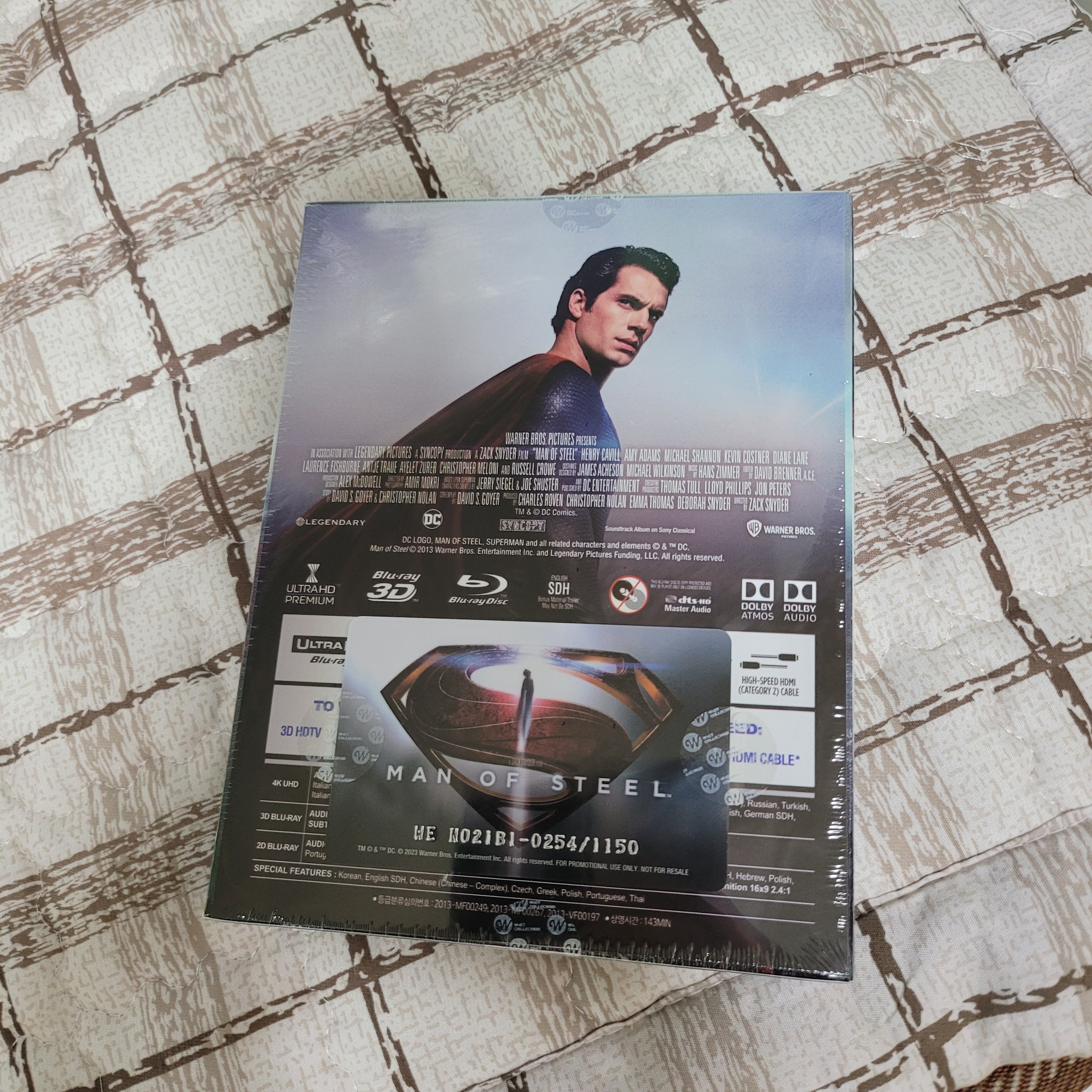 블루레이 위트 맨 오브 스틸 B1 렌티 - DVDPrime