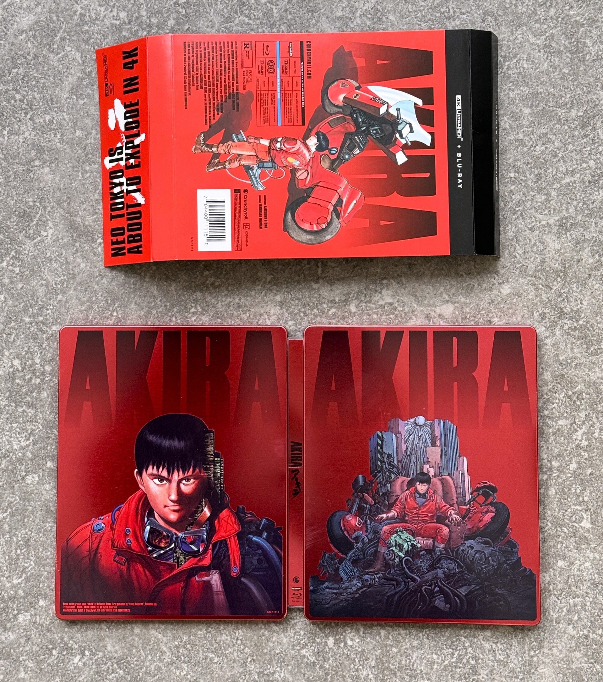 [ 아키라 ] 4K 스틸북 한국 vs 미국 인증샷 - DVDPrime