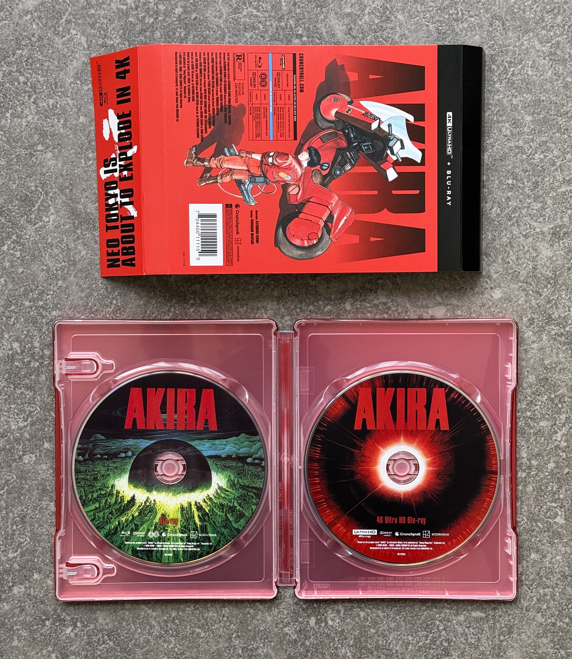 [ 아키라 ] 4K 스틸북 한국 vs 미국 인증샷 - DVDPrime