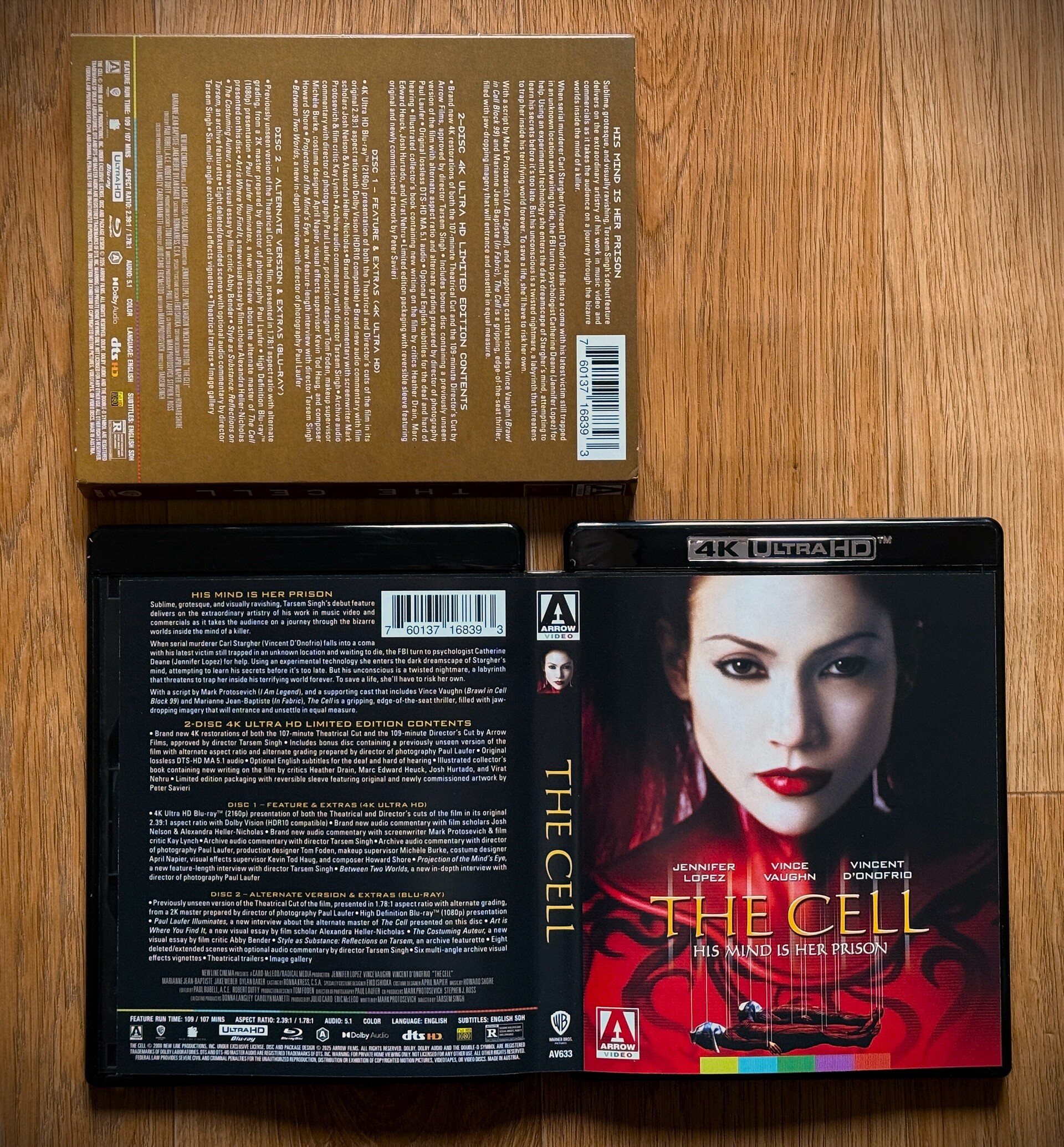 결국은 도착한 [ 더 셀 ] 4K 한정판 - DPrime