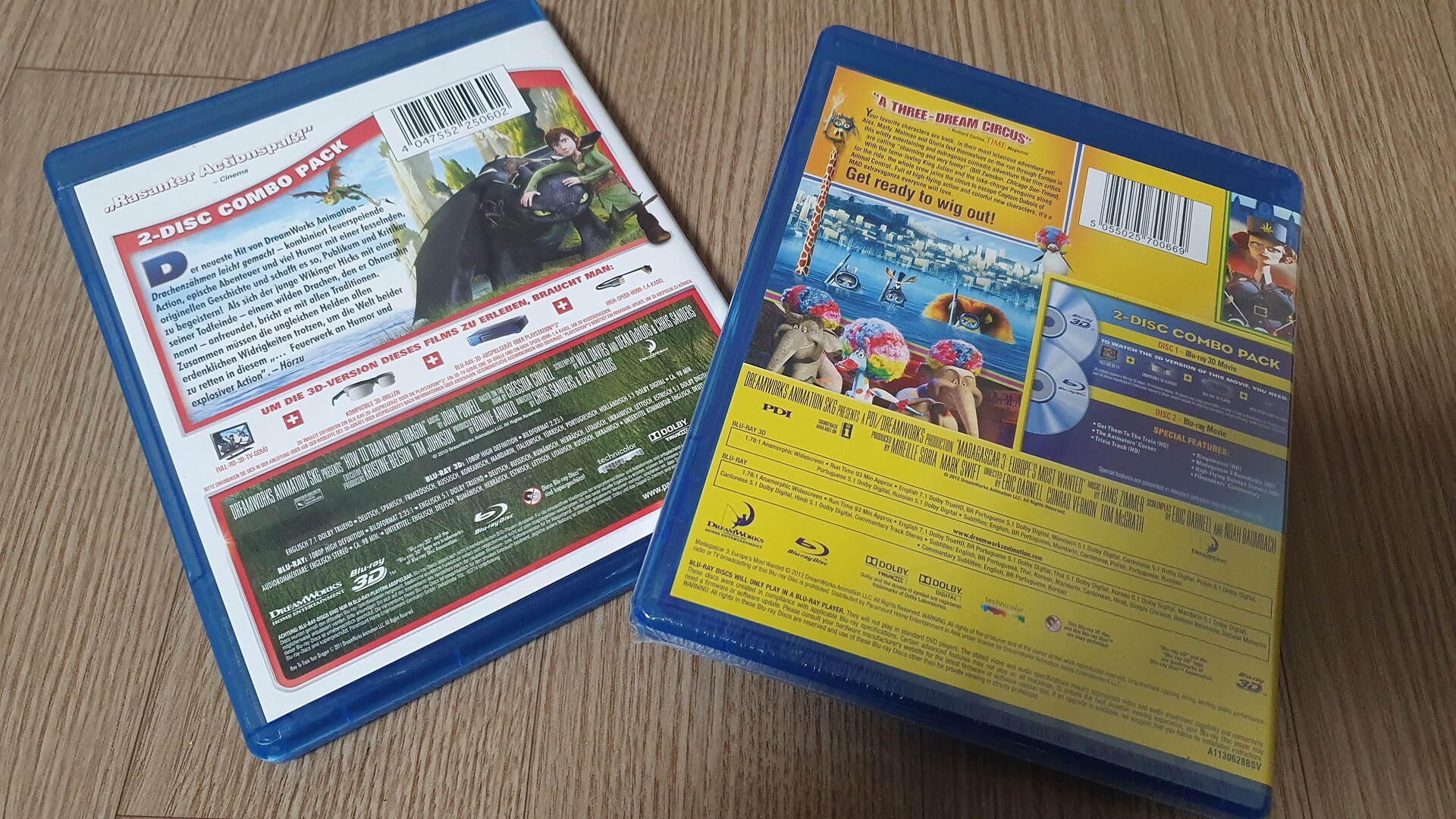 드래곤 길들이기, 마다가스카3 3D 일괄 판매합니다. - DVDPrime