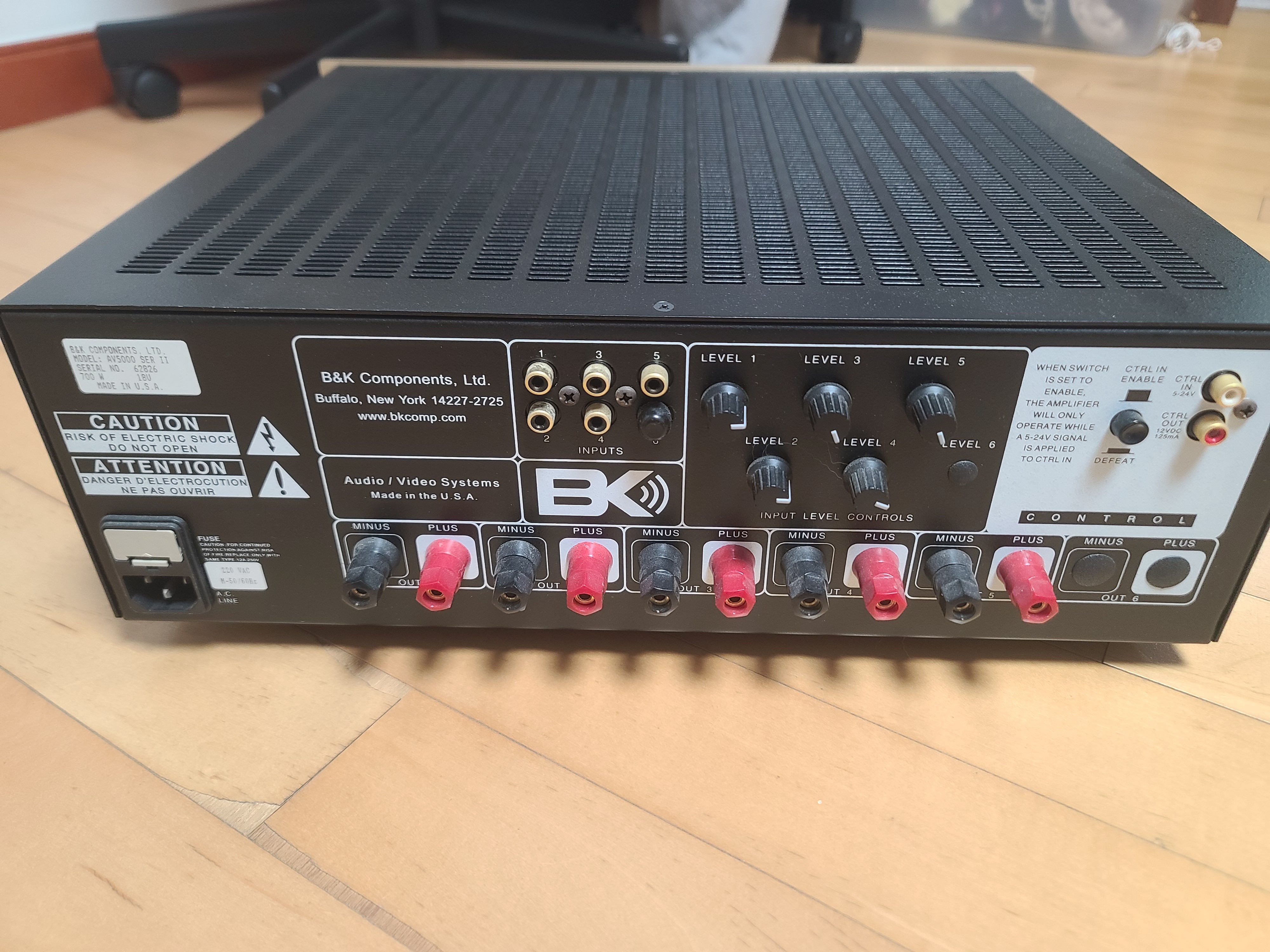 b&k av5000s2 5채널 파워(usa 220v정품)분당.용인 - DVDPrime