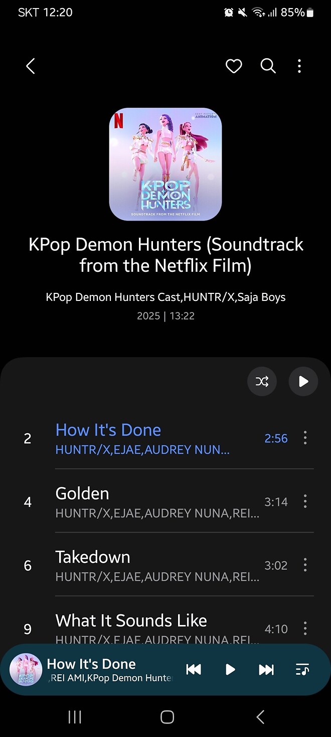 케이팝데몬헌터스 OST몇곡 구매했네요 - DVDPrime