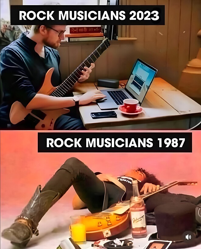 락 뮤지션 2023년 대 1987년... - DVDPrime