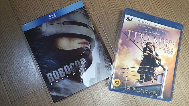 로보캅 1 2 3, 타이타닉 3D 일괄 판매합니다. - DVDPrime