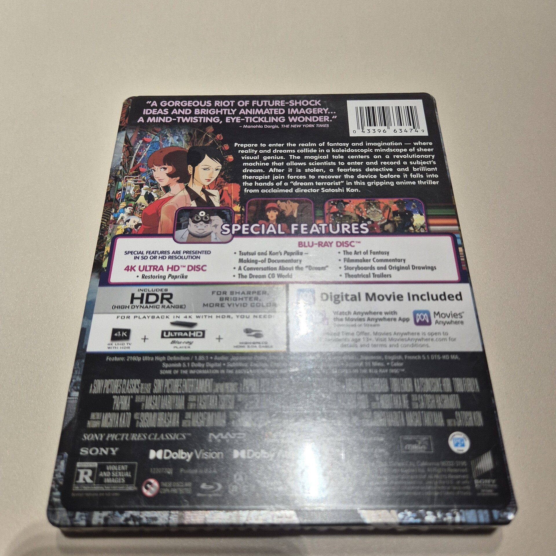 파프리카4k(북미) 팝니다. - DVDPrime