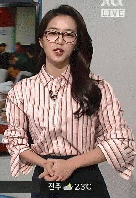 오늘자 JTBC 강지영 아나운서.jpg - DVDPrime
