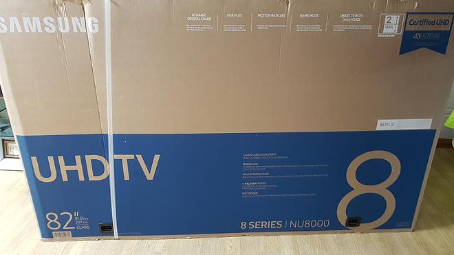 가성비 82인치 TV 삼성 82NU8000이 도착했네요. - DPrime