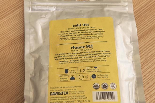 차(Tea) 이야기 _ 캐나다 DAVIDs TEA 'cold 911' / 감기 걸릴때 마셔요 - DVDPrime