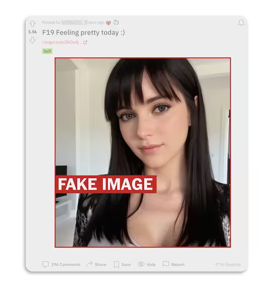 AI가 사람을 속여 누드 사진을 판매 - DPrime