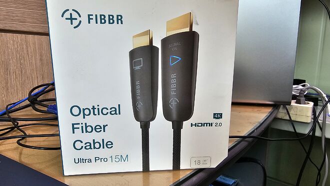 FIBBR 광 HDMI 케이블 Ultra Pro 15M HDMI 2.0 10만원. - DPrime