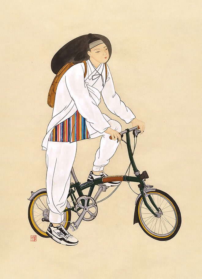 함보경 화가의 트렌디하고 힙한 민화 - DVDPrime