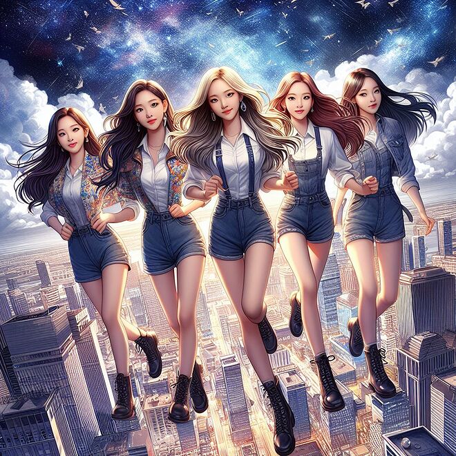 [AI] 걸그룹 디지털 아트 - DVDPrime