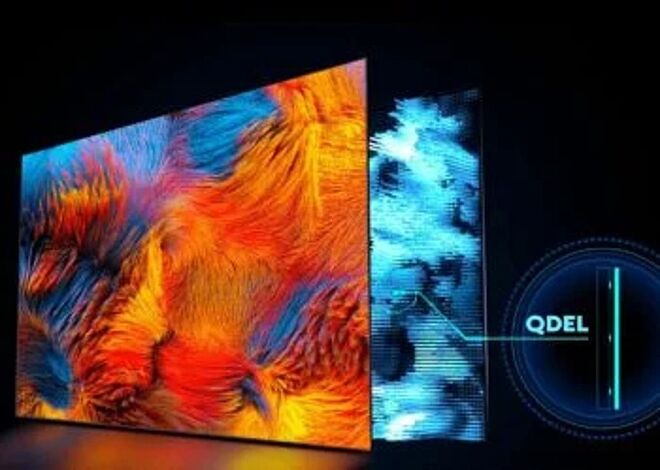 샤프, 세계 최초 나노LED 또는 QDEL 기술이 적용된 TV 프로토타입 공개 - DVDPrime