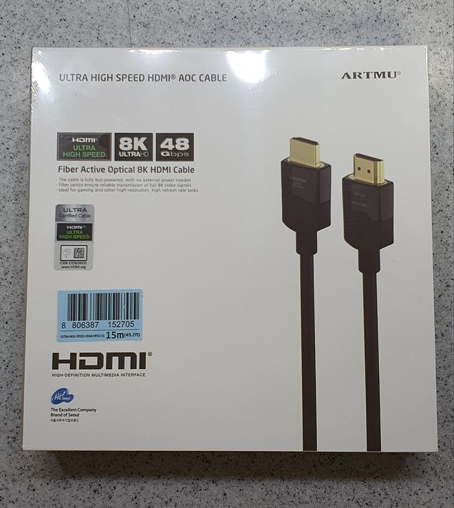 HDMI 15m 케이블 영상끊김 문의 - DVDPrime