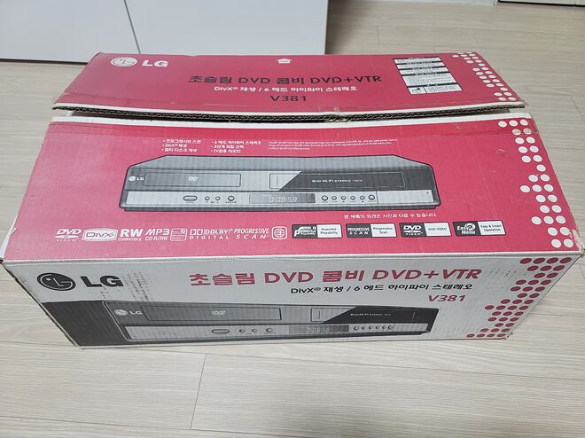LG V381 DVD+VTR콤보, 디오닉 LED 미러 멀티 냉장고 4L - DVDPrime