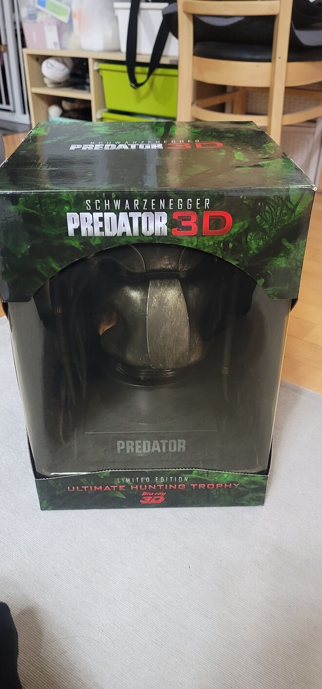 프레데터 블루레이 3D 헤드 피규어 한정판 판매합니다 - DPrime