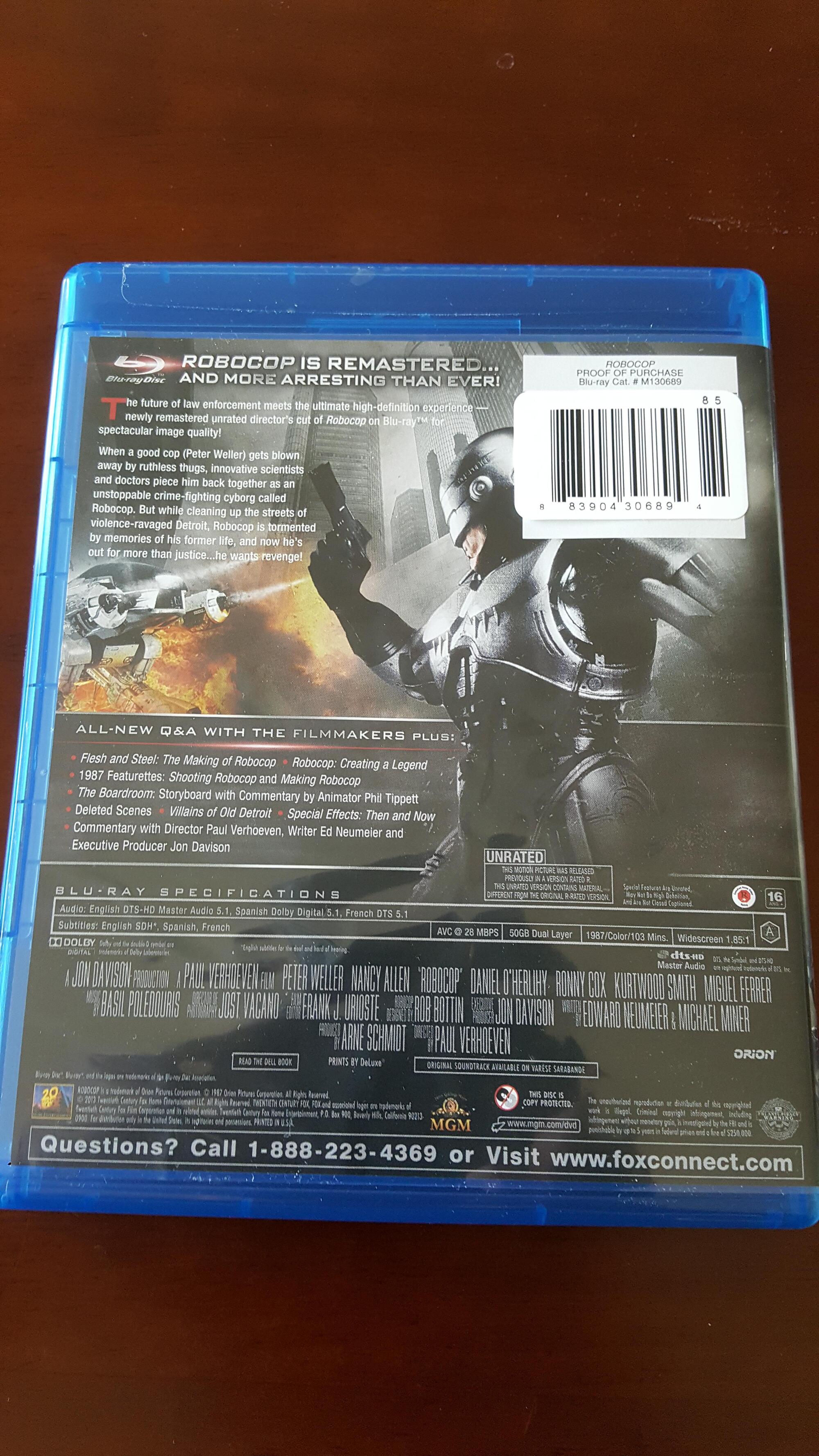 로보캅(1987)리마스터링 - DVDPrime