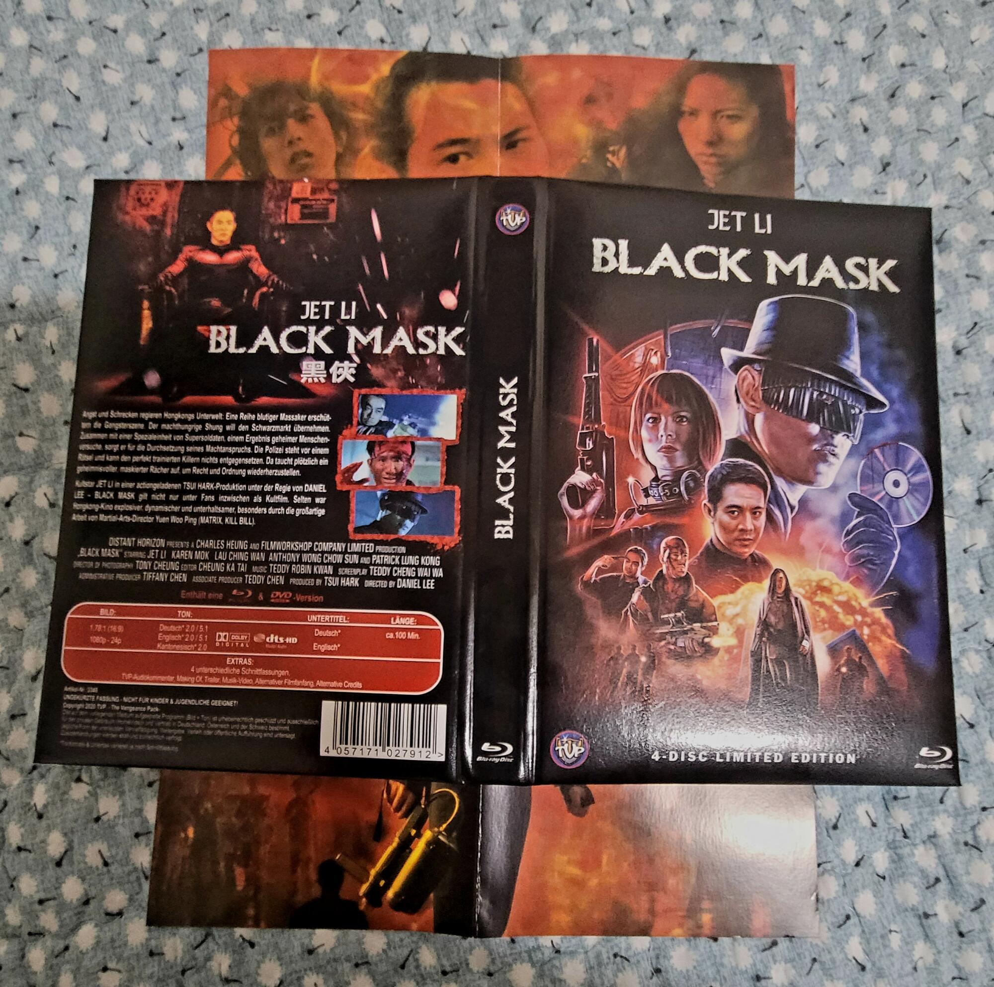흑협(Black Mask, 黑俠)4disc // media book 독일 - DVDPrime