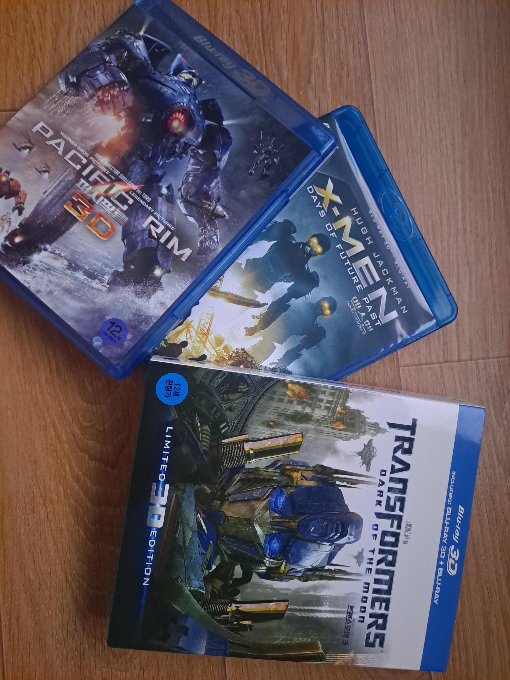 퍼시픽림1, 트랜스포머3, 액스맨 데오퓨 3D 블루레이 관람평 - DVDPrime