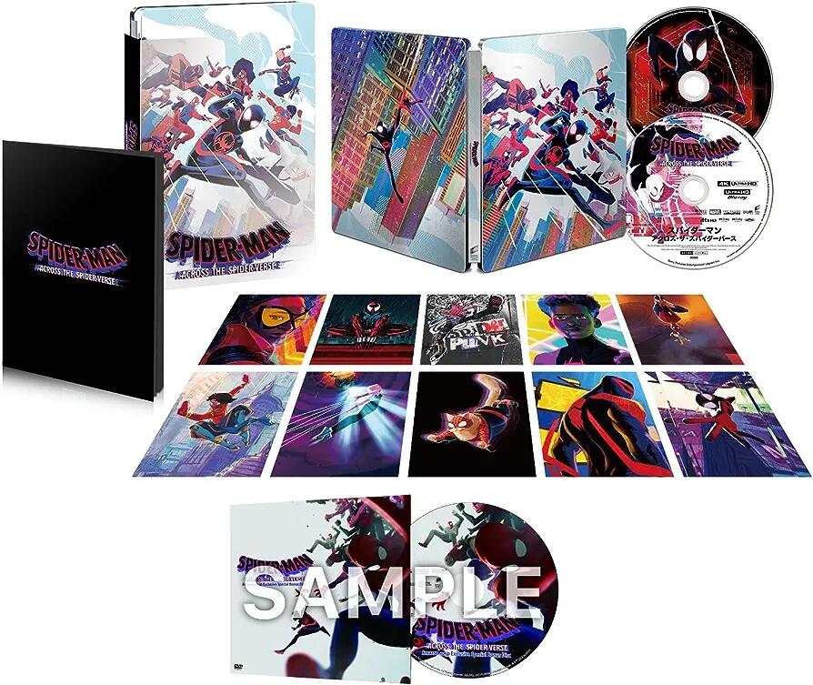 (해외프리오더) 일마존 독점 "스파이더맨 뉴유니버스2" 4K.2D 스틸북 - DPrime