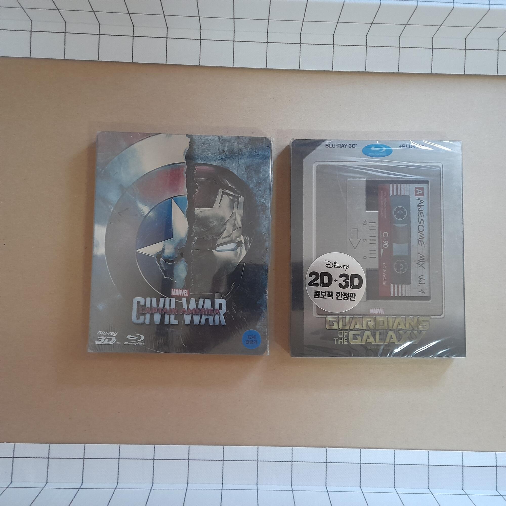 질문)마블 2D+3D 콤보팩 샀는데 재포장 같아요. - DVDPrime