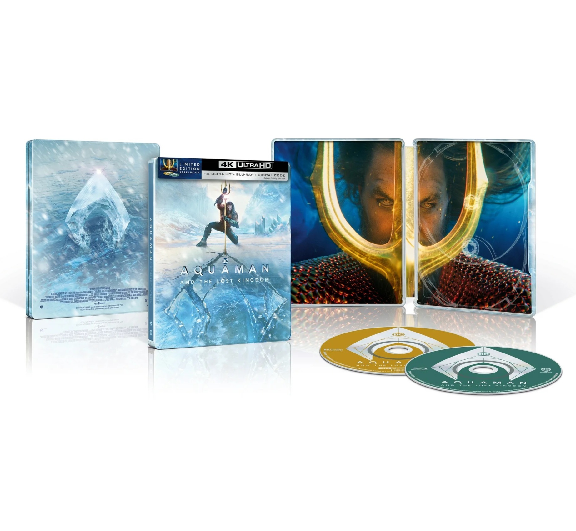 (해외프리오더) 월마트 독점 "아쿠아맨과 로스트킹덤" 4K.2D 스틸북 - DVDPrime