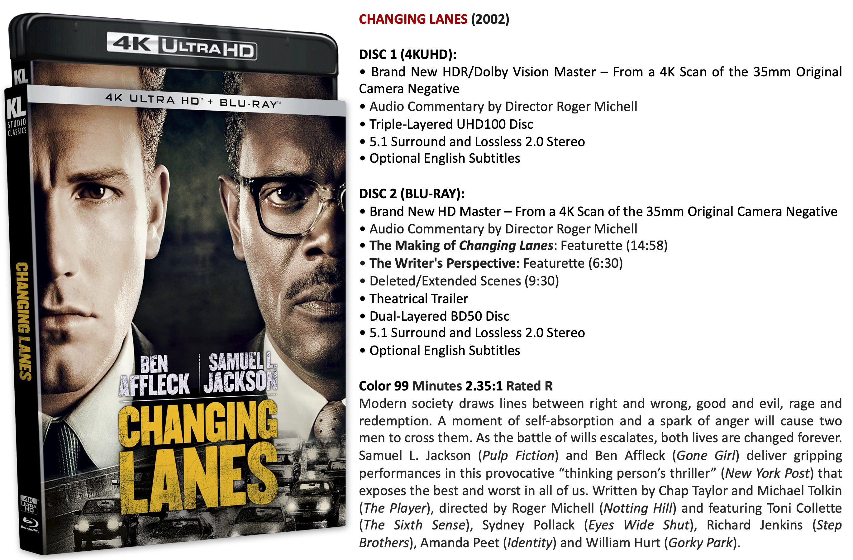 [키노] 체인징 레인스 4K 펙샷 - DPrime