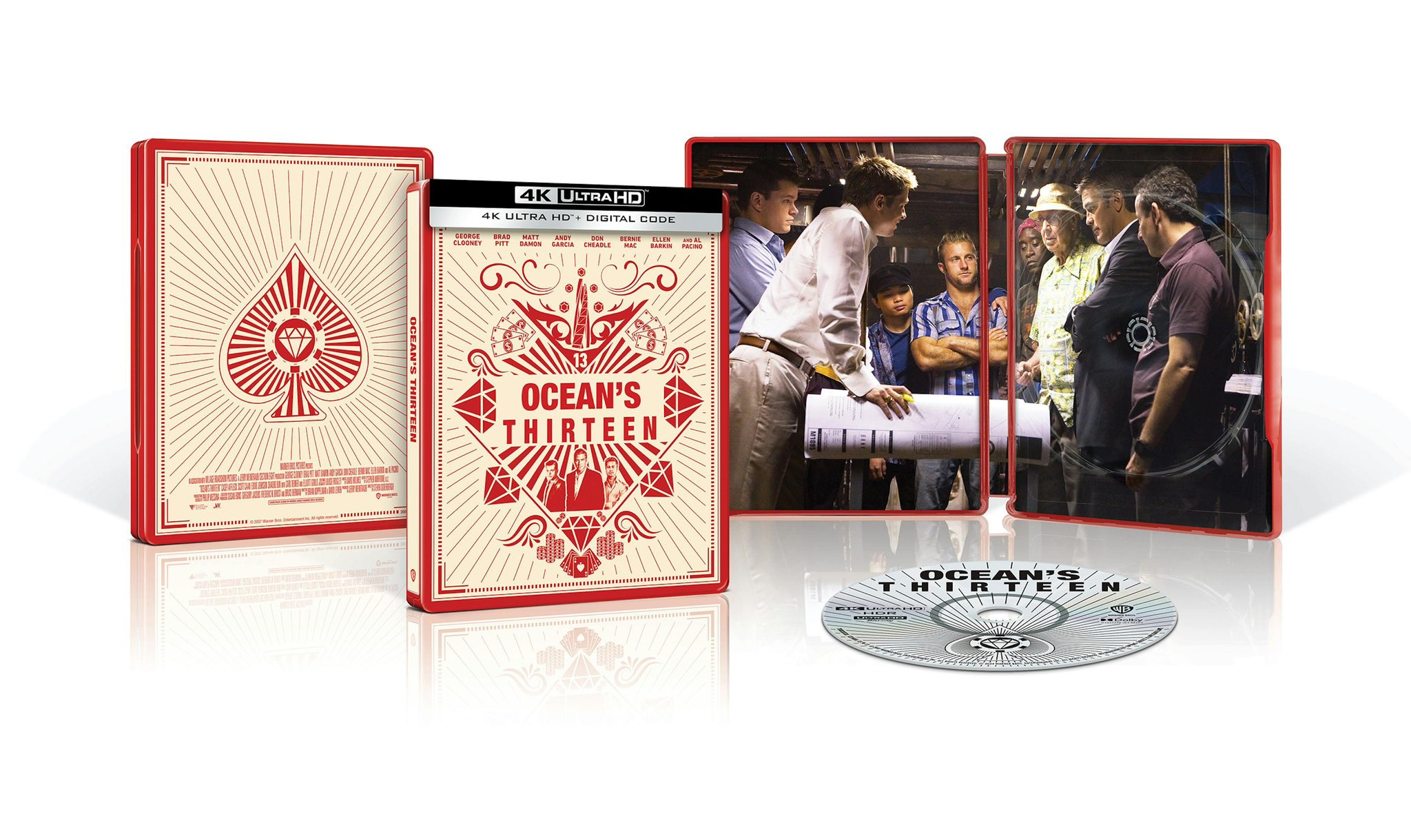 (해외프리오더) 오션스 11,12,13 4K.2D 스틸북 - DPrime