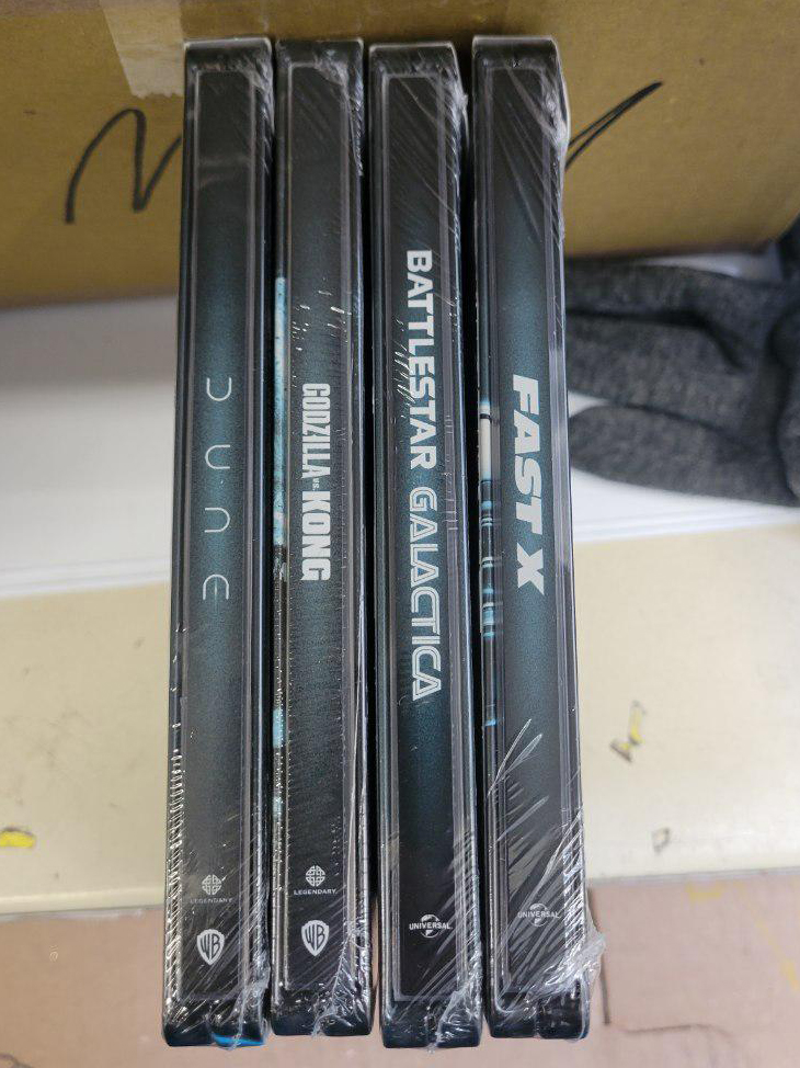 (해외출시예정) 월마트 듄/고대콩/베틀스타 갤럭티카/패스트X 4K.2D 야광 스틸북 - DPrime