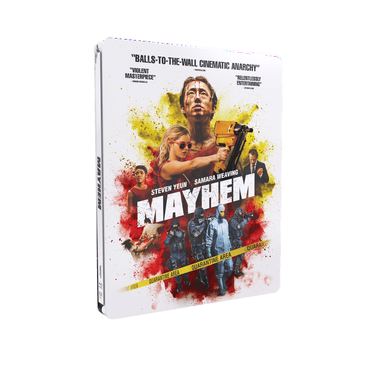 (해외프리오더) 월마트 독점 "메이햄" 4K.2D 스틸북 - DVDPrime