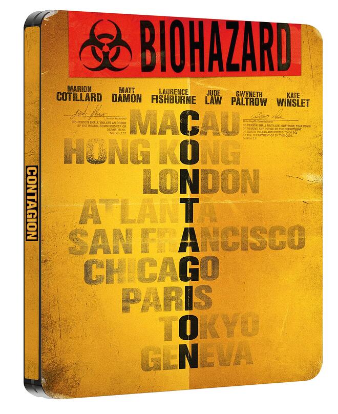 (해외프리오더) 컨테이젼 4K.2D 스틸북 - DPrime