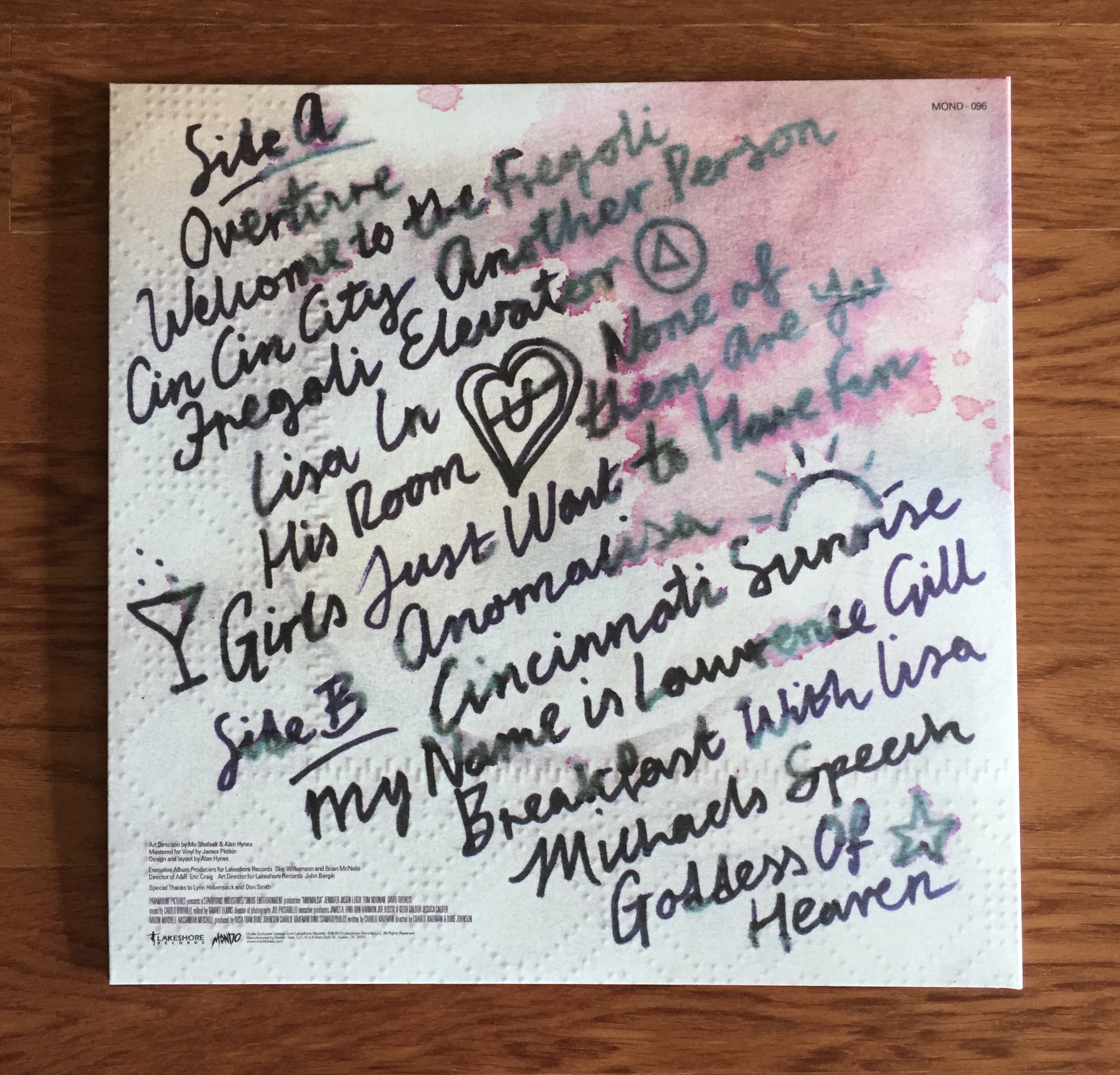 애니메이션 아노말리사 OST LP - 올해 최고의 앨범 커버(?) - DPrime