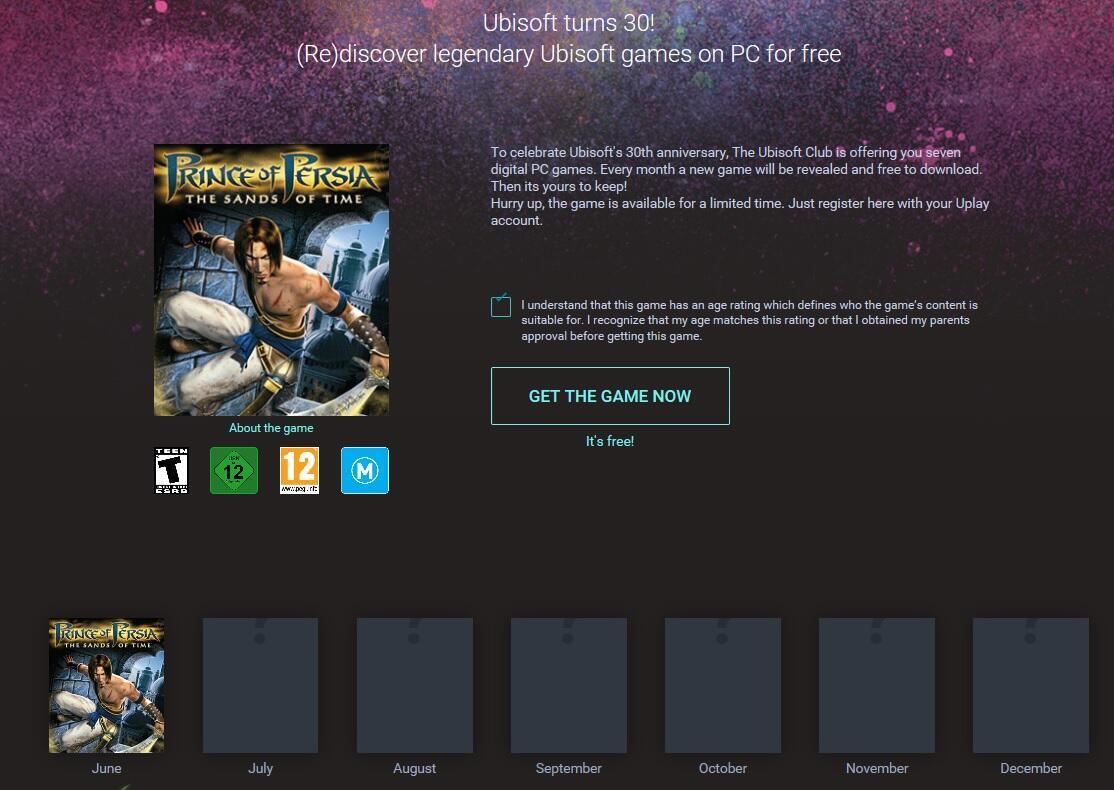 유비소프트에서 공짜겜 뿌리고 있네요. - DVDPrime
